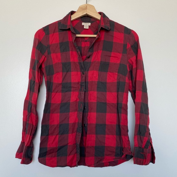J. Crew | Tops | Jcrew Plaid Shirt | Poshmark